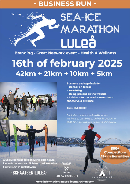 Business Run - Icerun Marathon - Sea Ice Classic Luleå